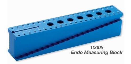 ALUMINIUM ENDO MEASURING BLOCK 10005 | Independent Dental Supplies