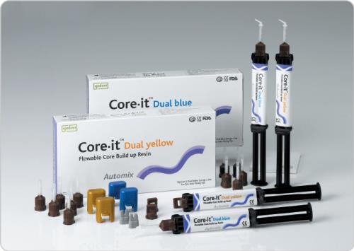 SPIDENT CORE-IT DUAL - YELLOW | Independent Dental Supplies