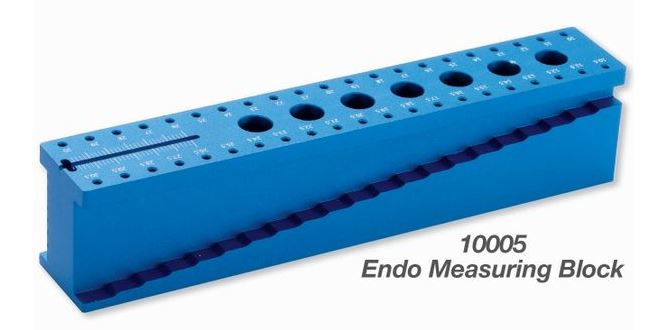 ALUMINIUM ENDO MEASURING BLOCK 10005 | Independent Dental Supplies